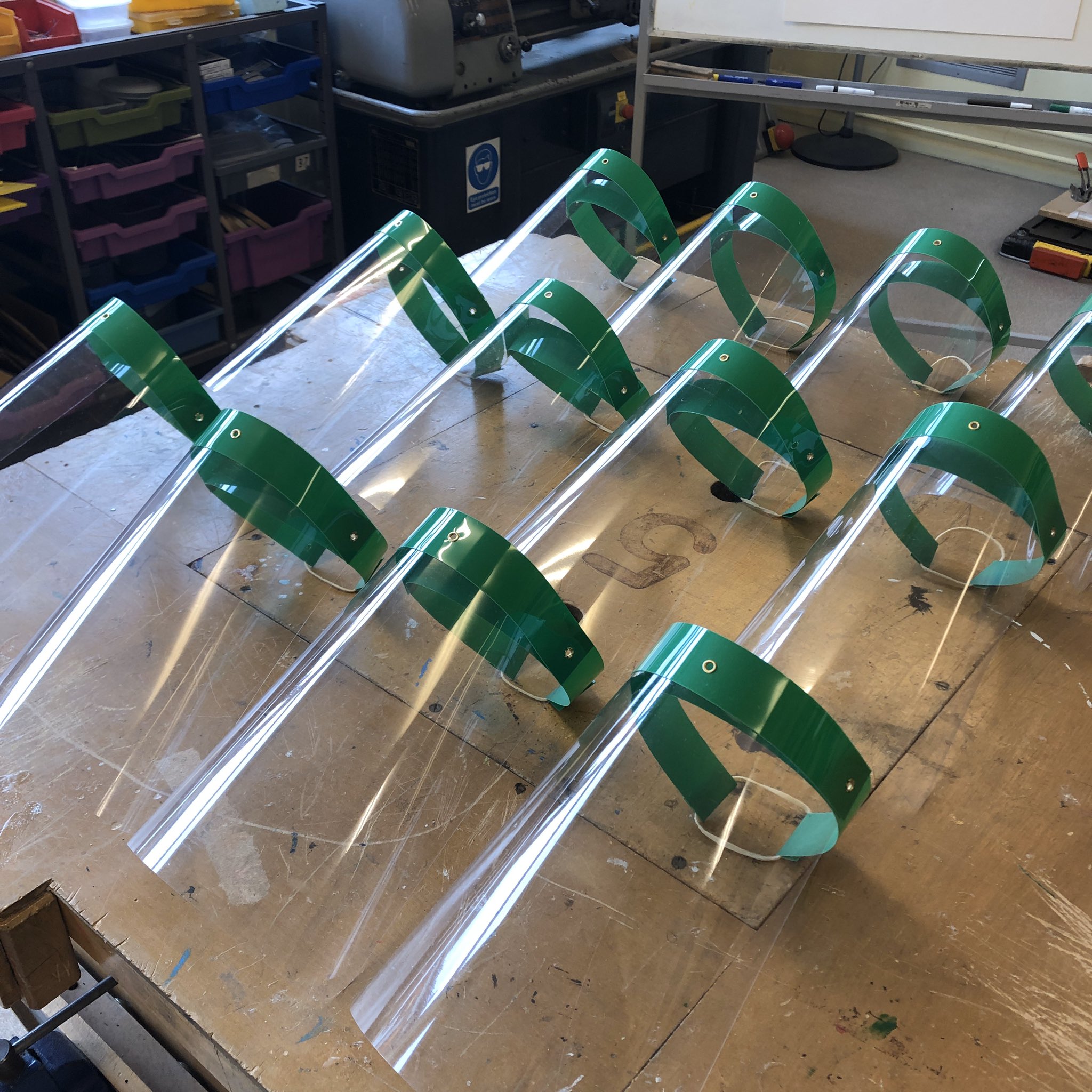 School DT staff make PPE masks for local surgery - Brentwood Diocese