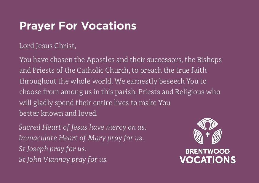 Who is God calling you to be? - Brentwood Diocese