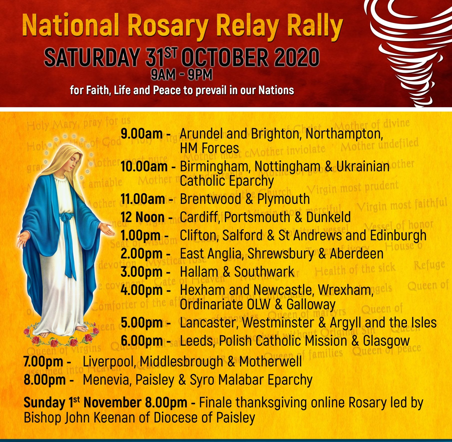 Take part in a National Rosary Relay Rally on 31 October - Brentwood ...