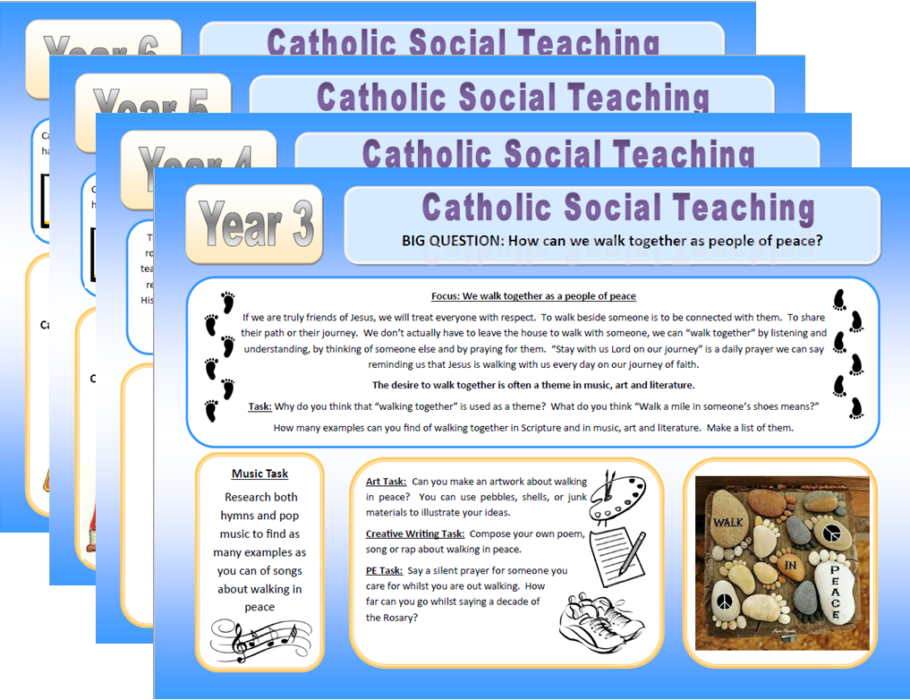 Catholic Social Teaching Resources by Year Group - Brentwood Diocese