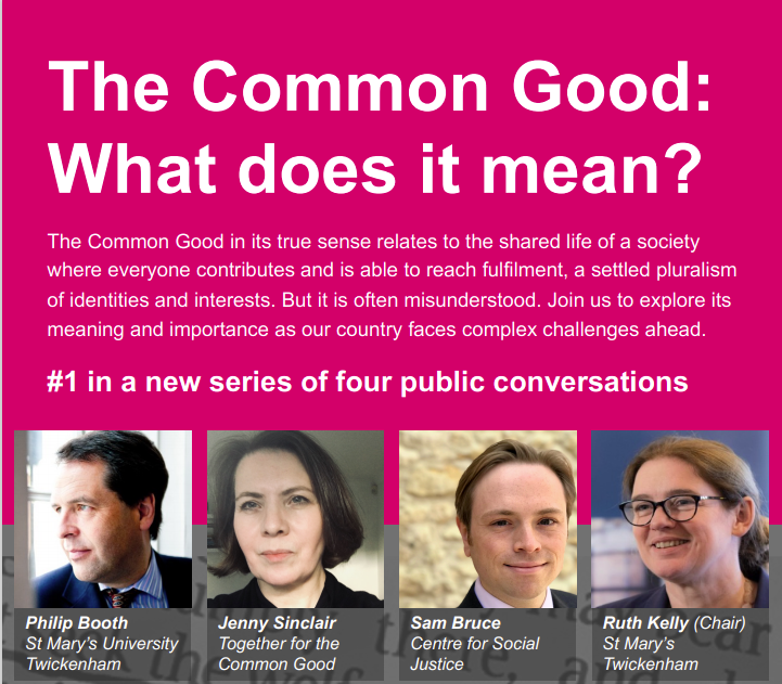 Join an online conversation on 'the common good' - Brentwood Diocese