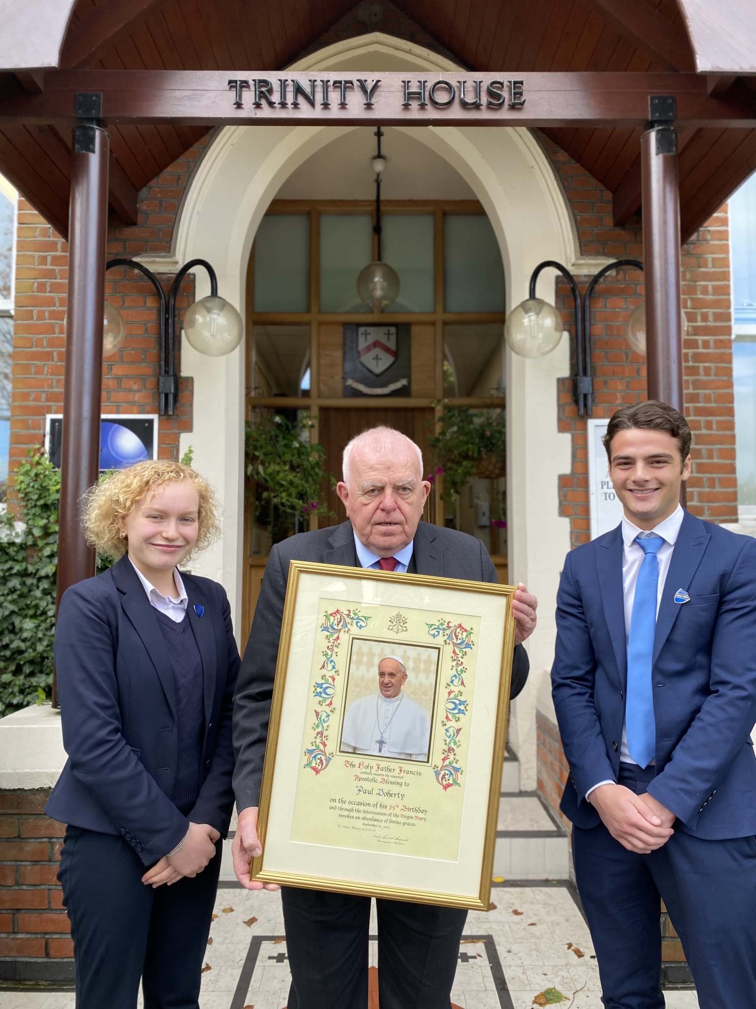 Papal recognition for Trinity Head - Brentwood Diocese